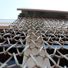 Spiral Tension Mesh System - Locker Architectural Mesh